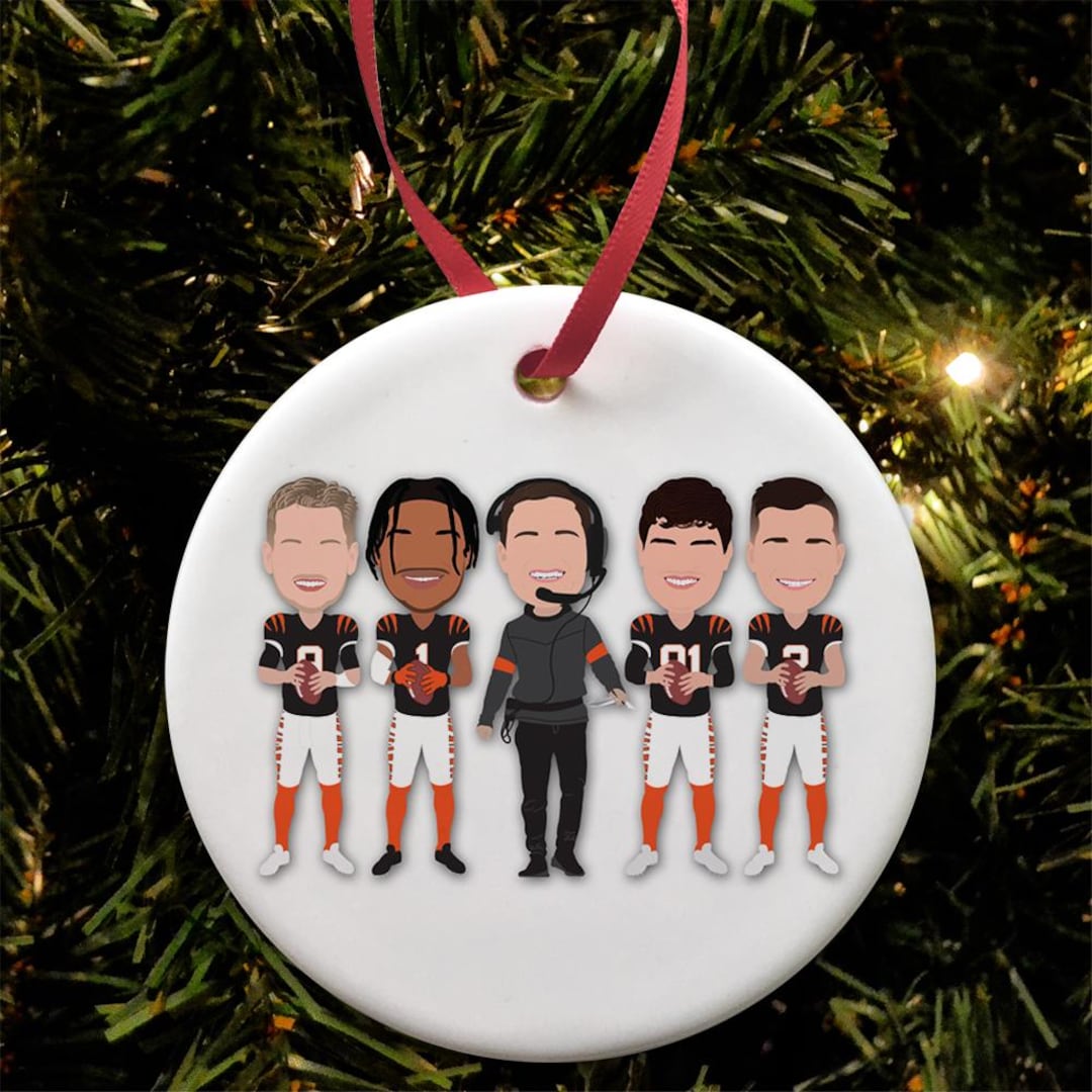 Bengals 2024-25 American Football Christmas Tree Decoration Flat ...