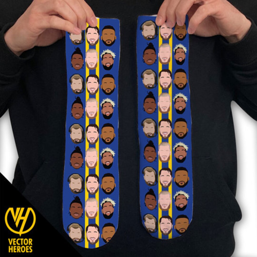 Rams American Football Vector Hero Coloured Socks 3 Sizes Mens - Etsy