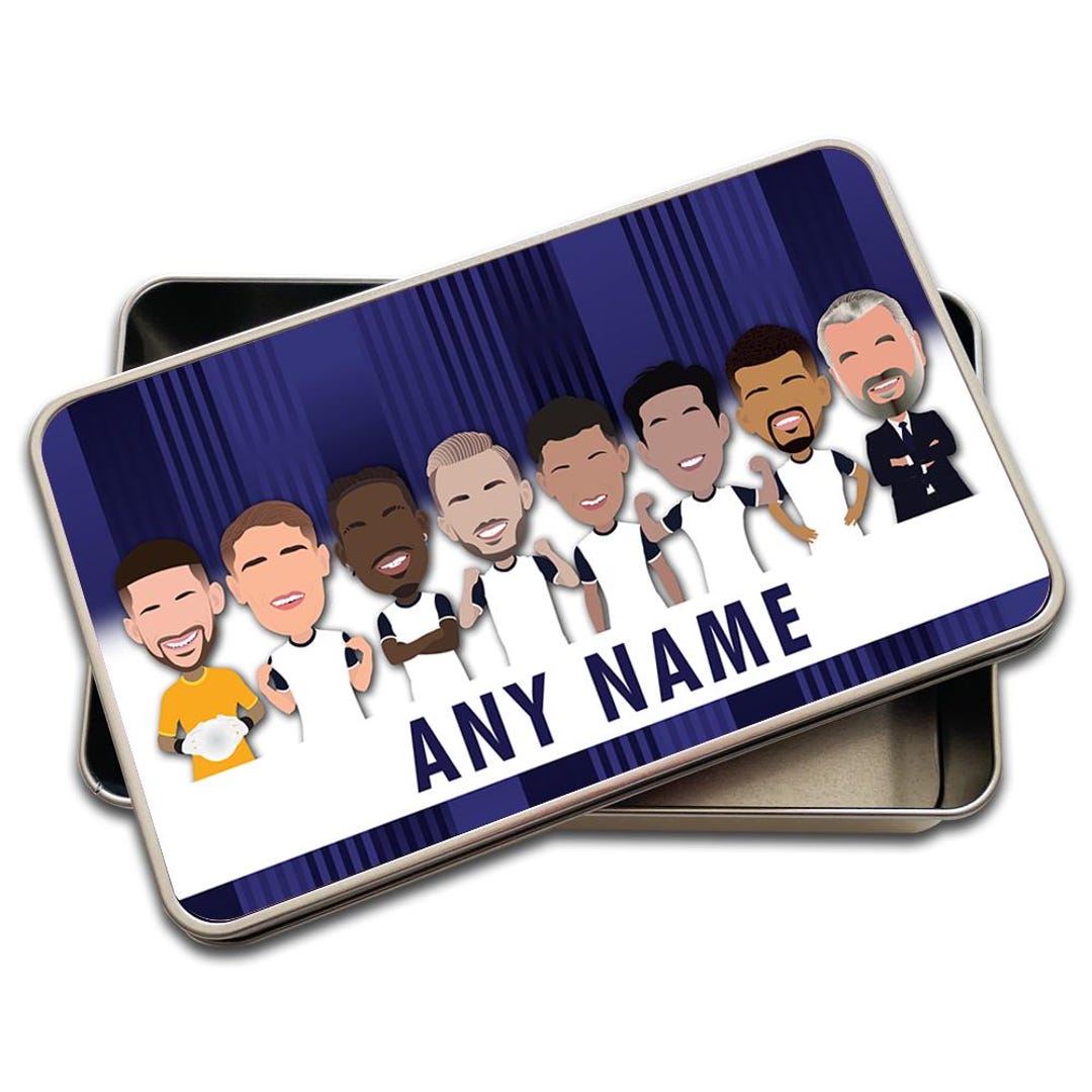 Spurs 2024-25 Personalised Pencil Tin Case for Home School Tottenham ...