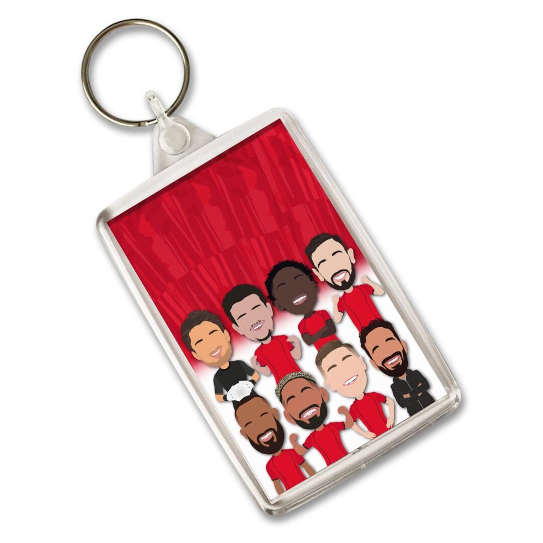 Utd 2025-26 Vector Heroes Key Ring Keyring Key Chain Manchester Man ...