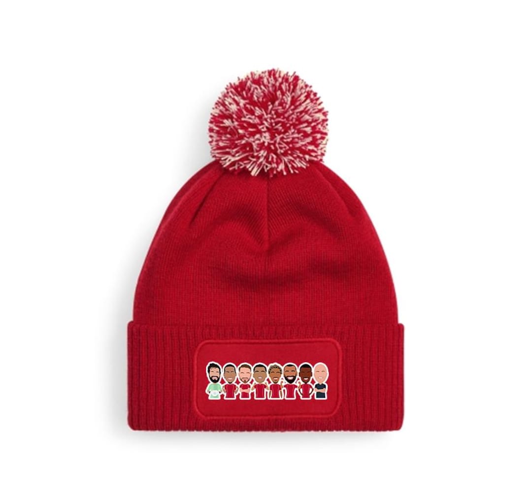 Liverpool 2025-26 Vector Heroes Printed Beanie Hat Bobble Hat Great ...