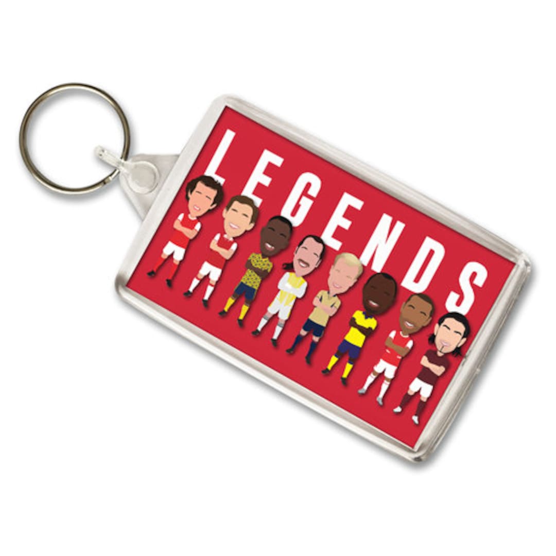 Arsenal Legends Vector Heroes Key Ring Keyring Key Chain Henry Wright ...
