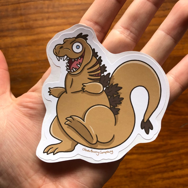 Shin Godzilla Sticker Chibi Baby Godzilla Kamata Kun Kaiju - Etsy