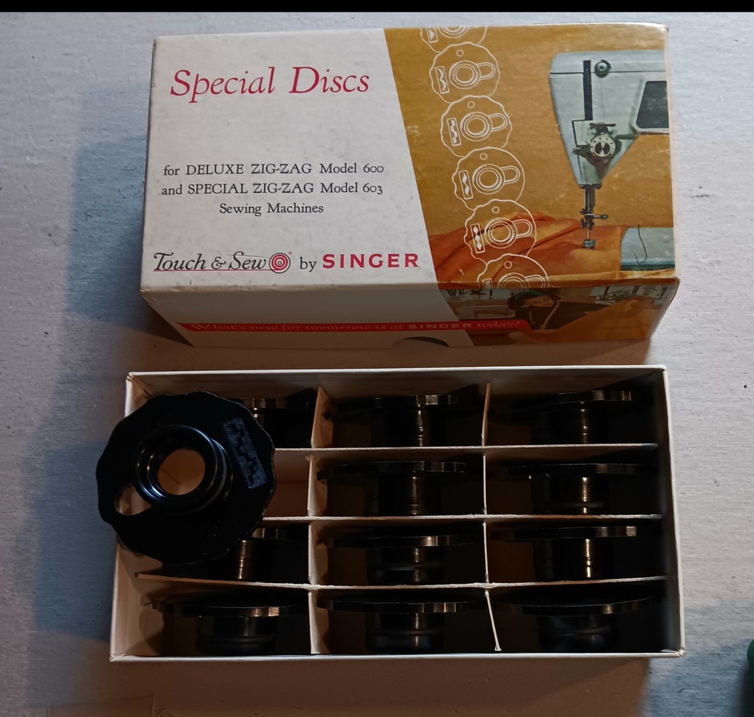 Vintage Singer Top Hat Special Discs Box of 12 Will Fit 401 403 500 503 ...