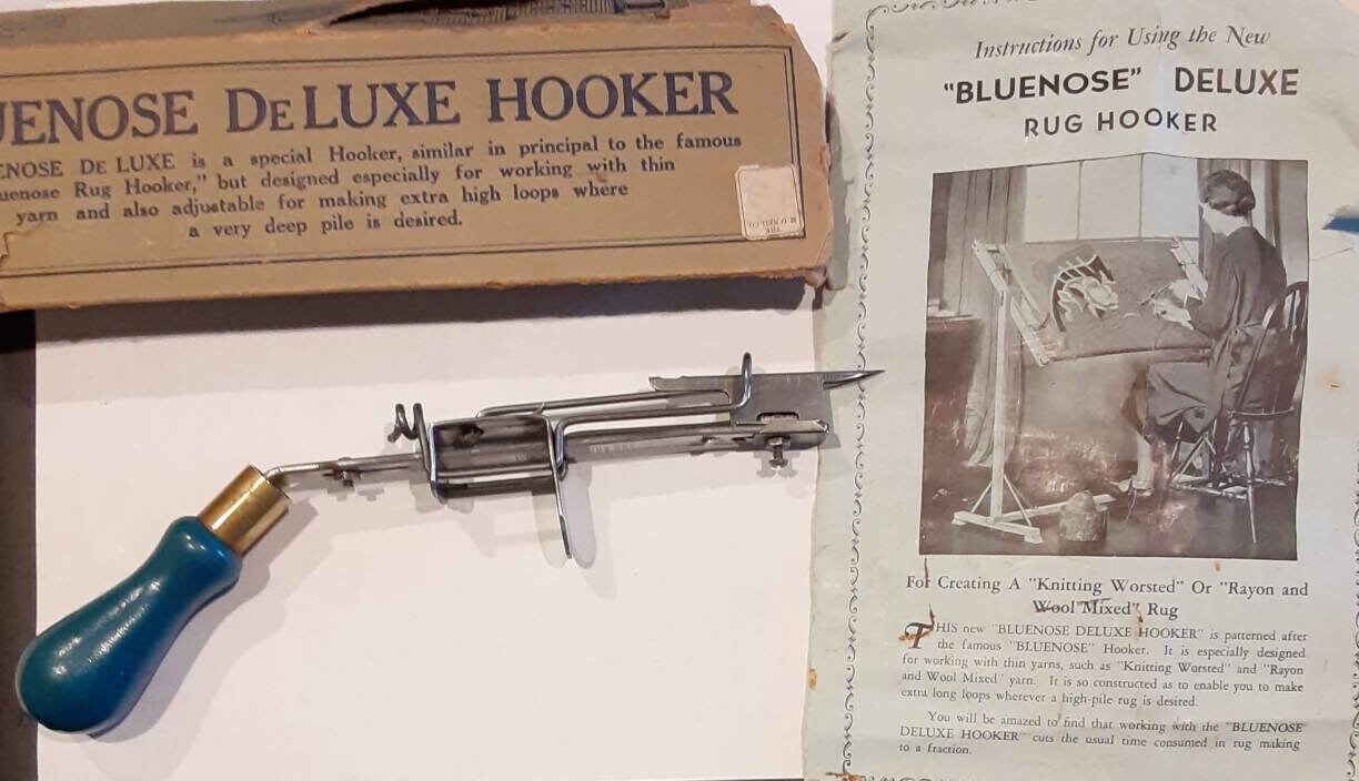 BlueNose Rug Hook Tool Original Box And Instructions For, 56% OFF