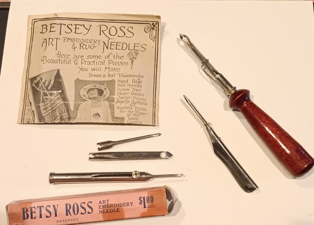 3 Vintage Embroidery Punch Needles Star, Boye and Betsy Ross - Etsy