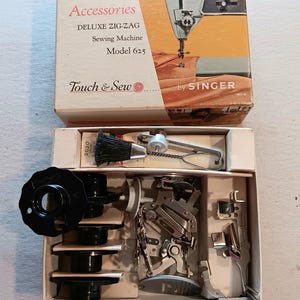 Vintage Singer Model 625 Attachment Box, Part Number 161852 - Etsy