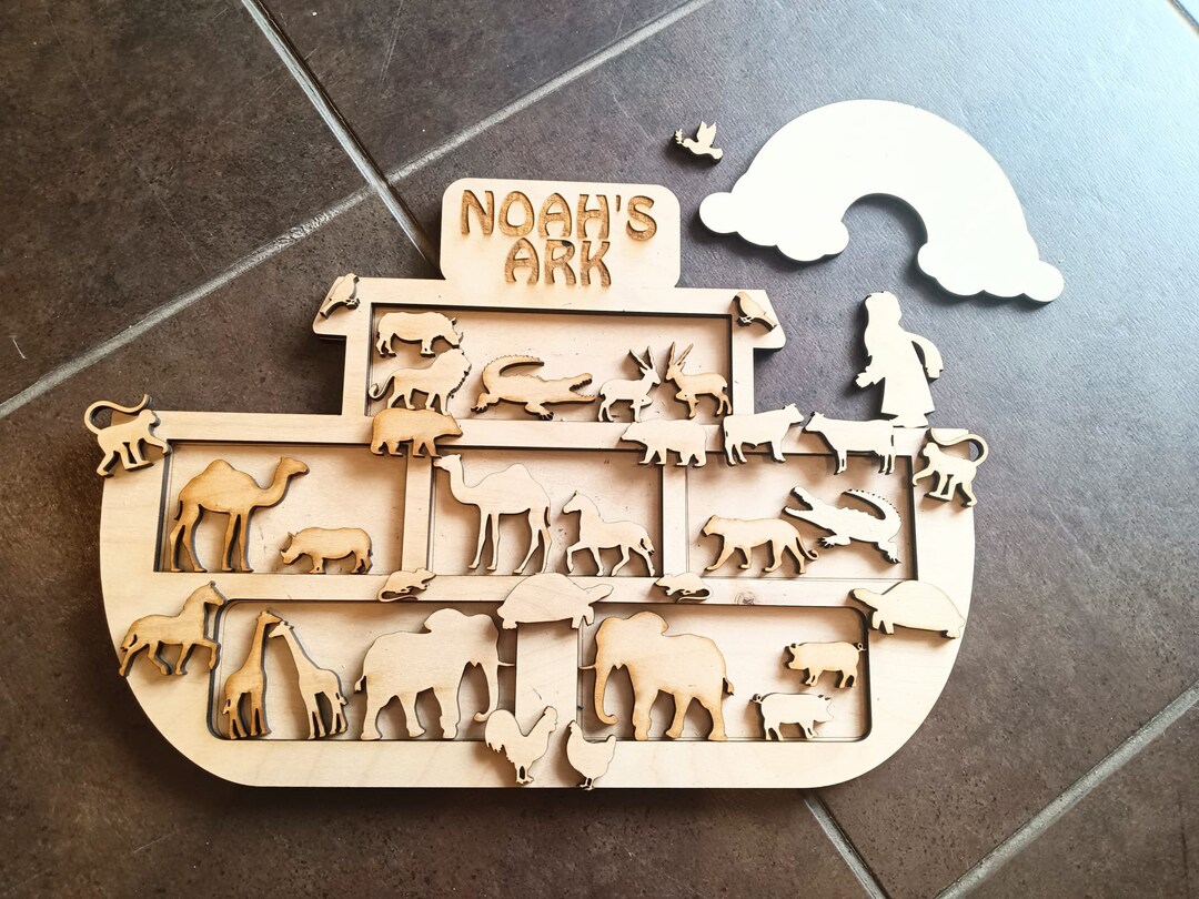 Noah's Ark Lasercut Playset *** DIGITAL FILE ONLY - Etsy