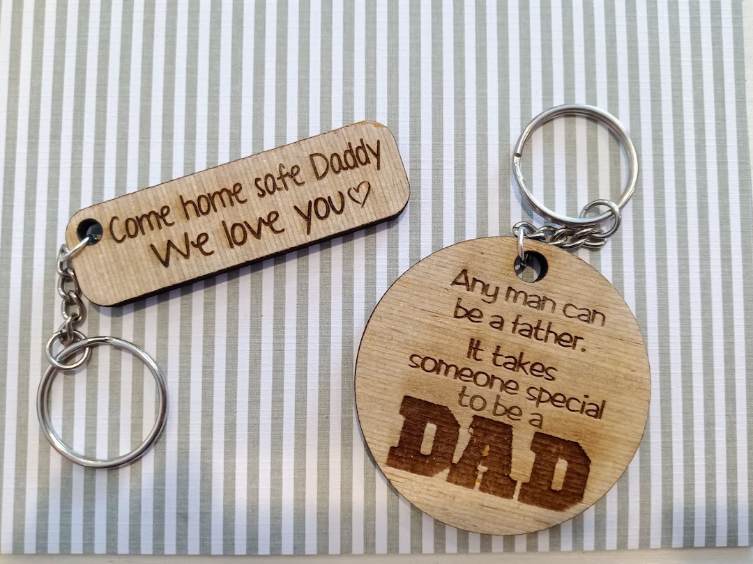 Dad Keychains 2 Styles DIGITAL FILE ONLY - Etsy