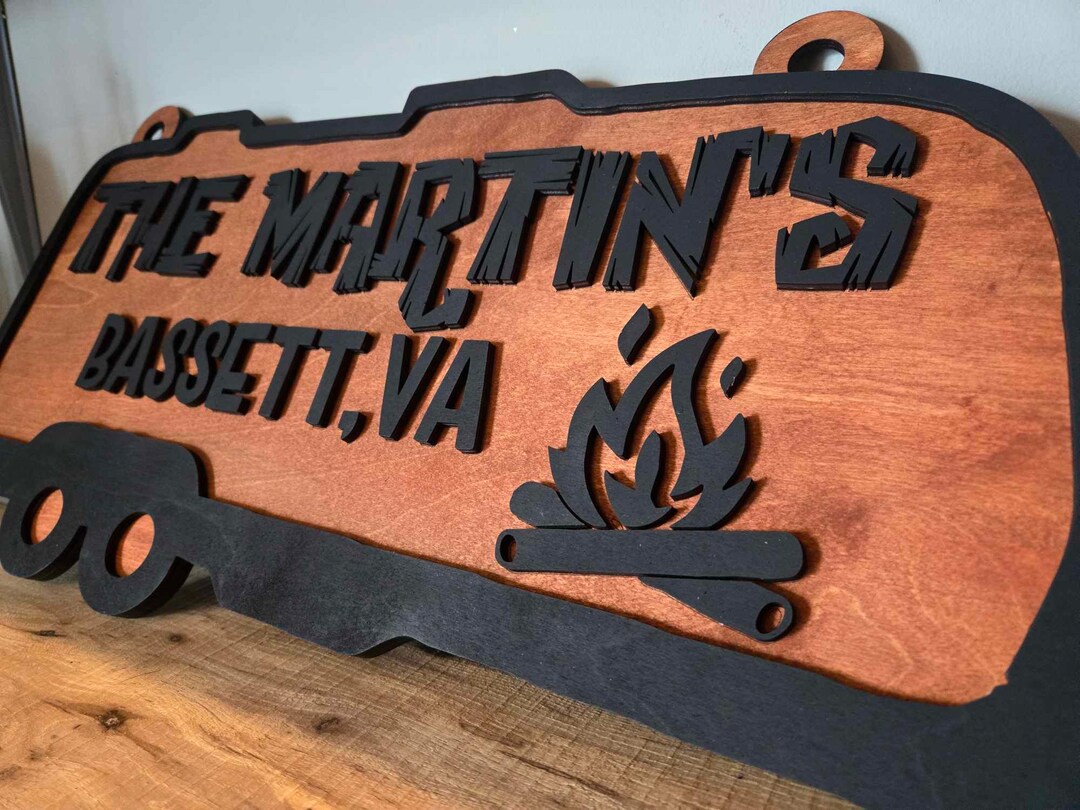 Camper Sign **** LASER FILE ONLY - Etsy