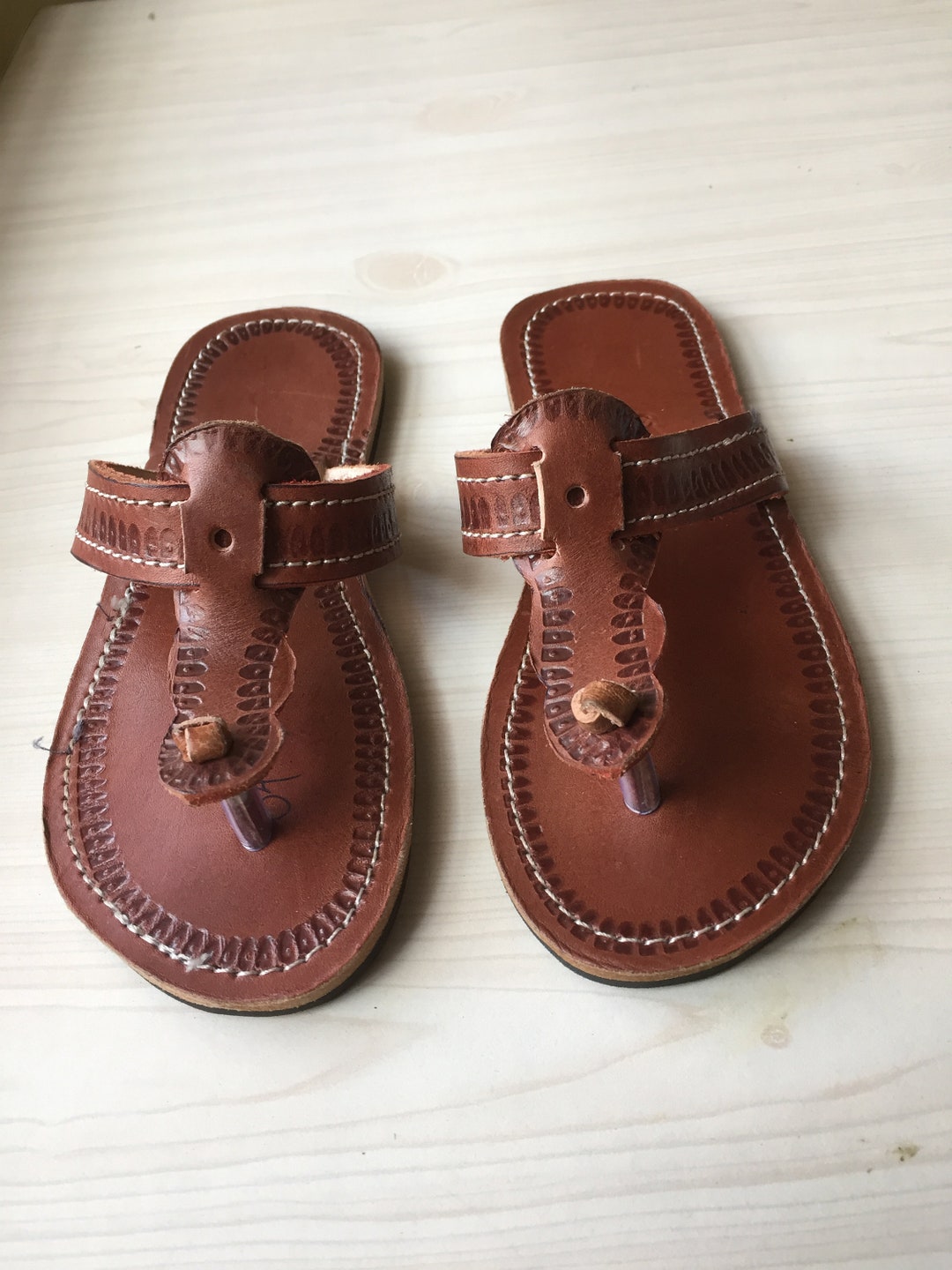 Maasai Leather Sandals, Colorful Tstrap Sandals for Men , Kenyan ...