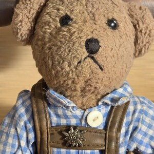 Vintage Bavarian Hand Crafted Teddy Bear Design by Alpen W Ann, Alpine ...