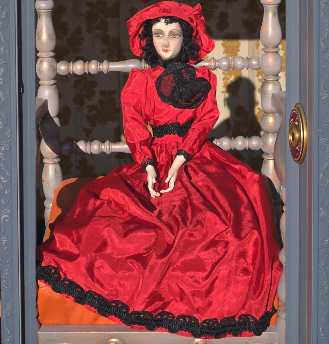 Antique Rare French Boudoir Doll 26” Poupée De Salon Ancienne Hand ...