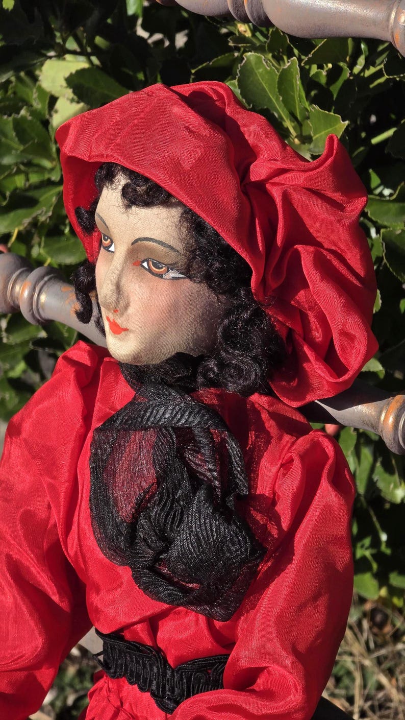 Antique Rare French Boudoir Doll 26” Poupée De Salon Ancienne Hand ...
