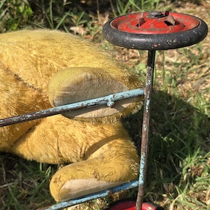 Amazing Antique Rare Large FRENCH FADAP 1930s Teddy Bear on Wheels 26in ...