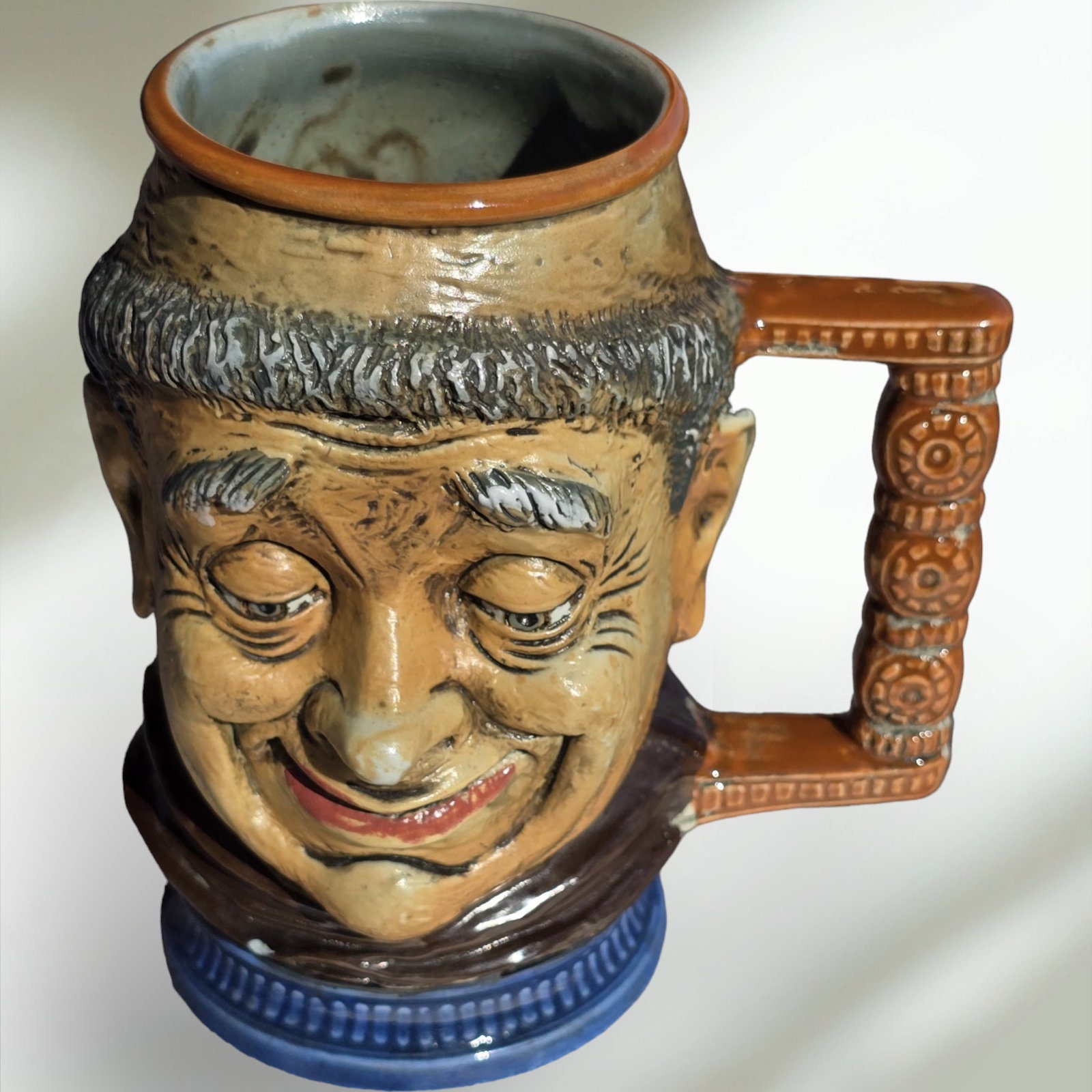 Vintage Capodimonte Monk Mug Hand Made in Italy - Etsy