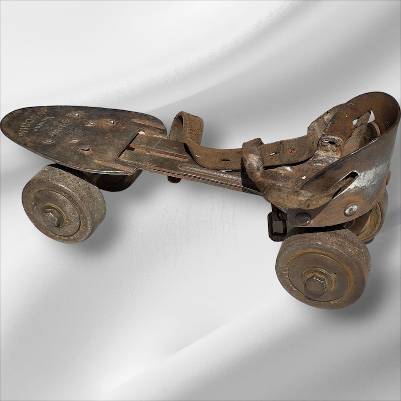 Vintage Collectible French Metal Roller Skates Made by "midonn" Paris ...