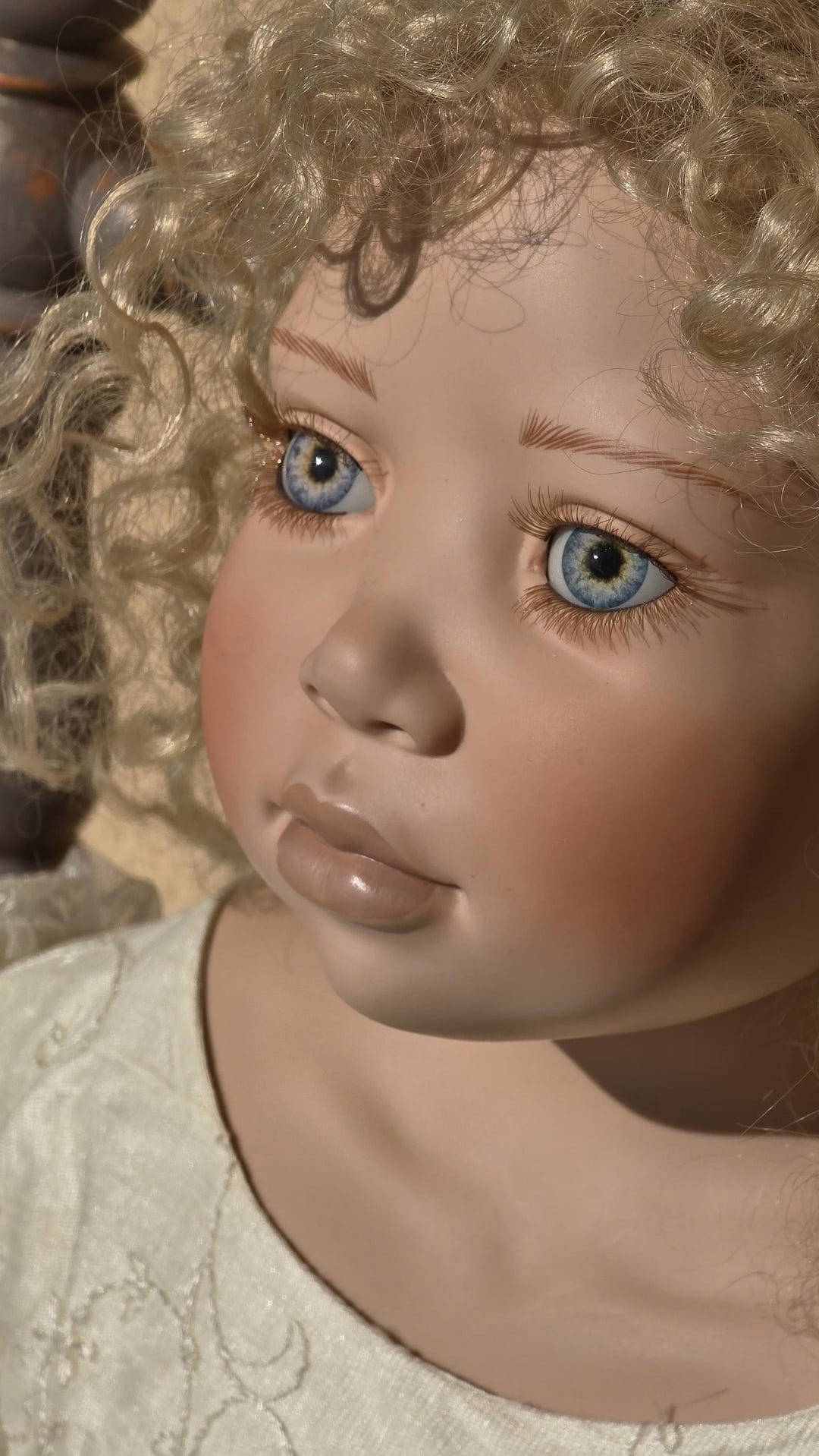 RARE Lifelike 38”collectible Porcelain Doll Christine Orange 918/1500 ...