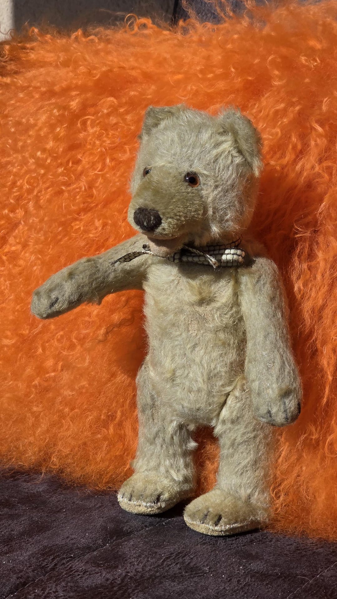 Antique Rare Collectible Steiff Maize Coloured Mohair Teddy Baby Bear ...
