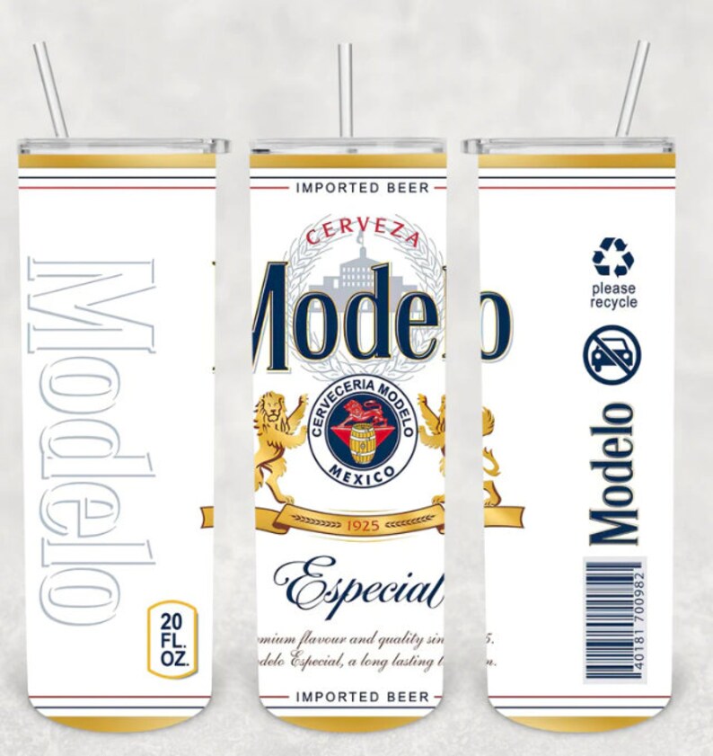 Modelo Beer // Tumbler 20 Oz Skinny - Etsy