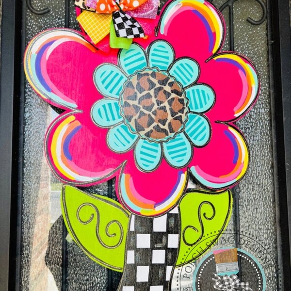 Flower Door Hanger - Etsy