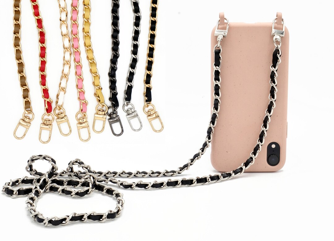 Metal Chain With Carabiner for the Cell Phone Chain or Handbag Vegan ...
