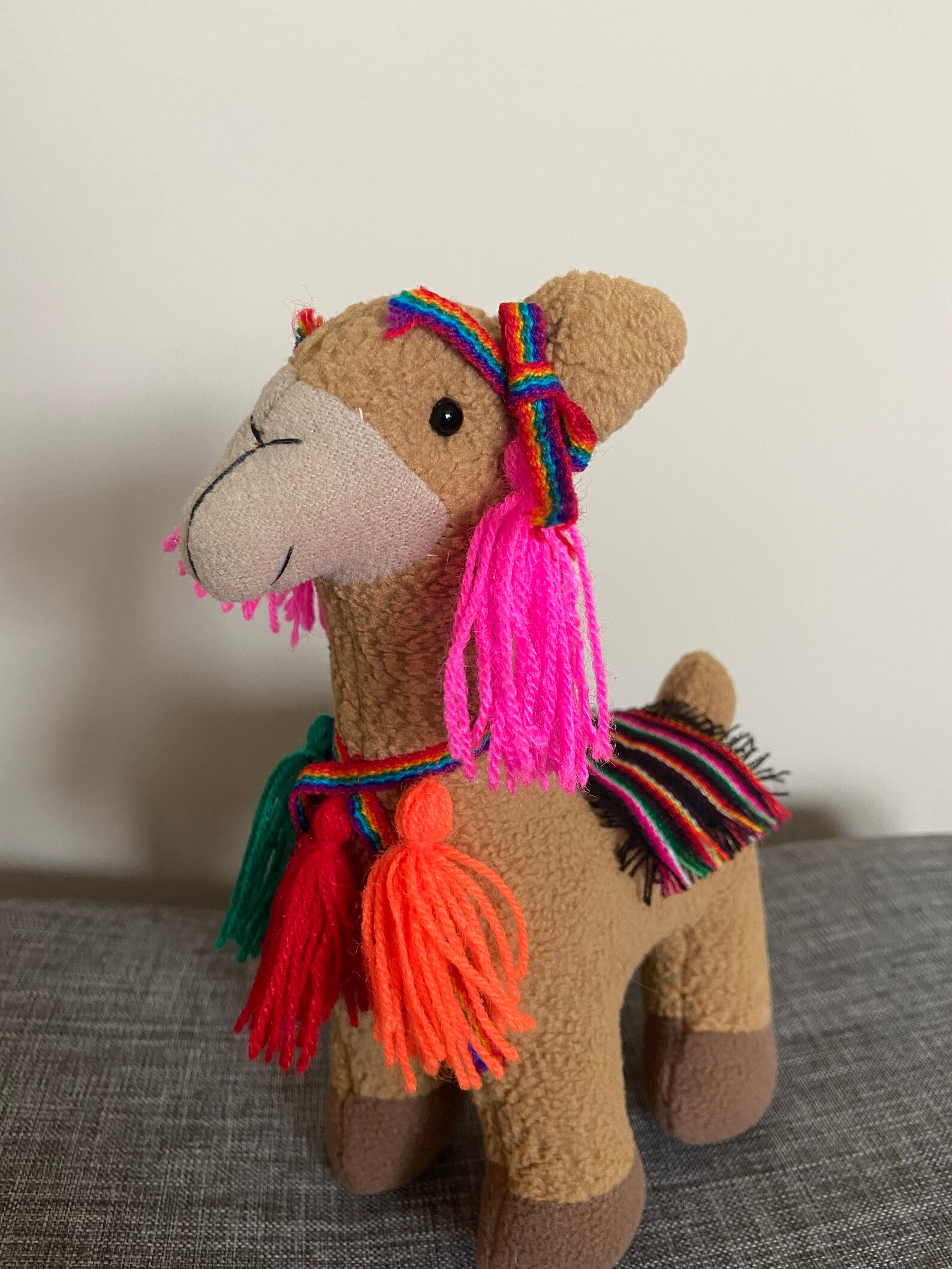 Plush Brown Llama Doll - Etsy