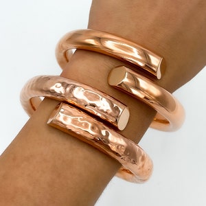 Copper Bangle, Modern Bangle, Chunky Copper Bangle, Copper Jewelry ...