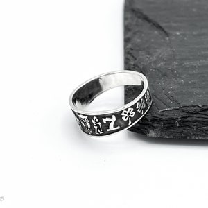 Sterling Silver Lucky Ring: Good Luck Symbols Talisman - Etsy