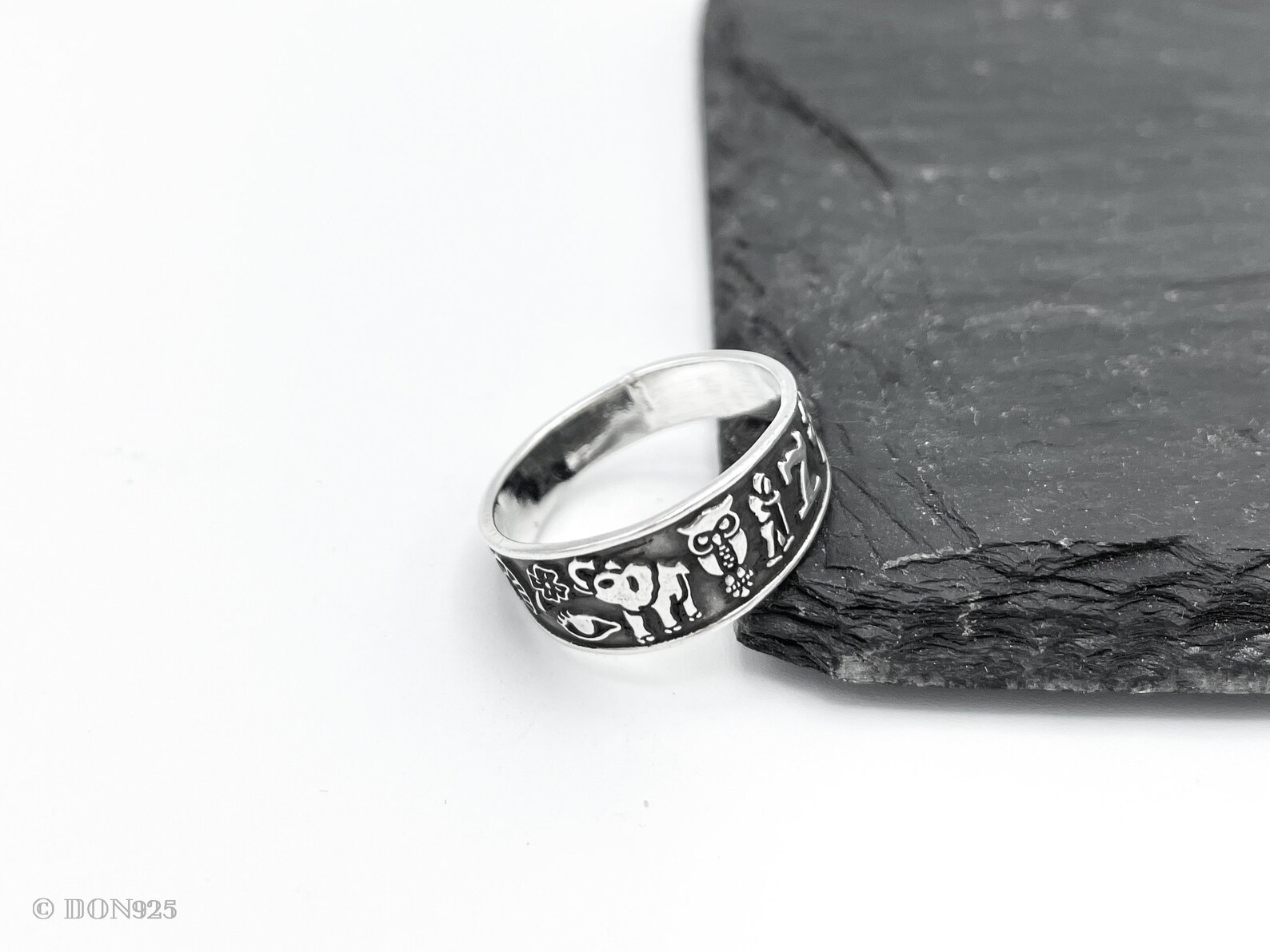 Sterling Silver Lucky Ring Good Luck Ring Luck Symbols Ring | Etsy