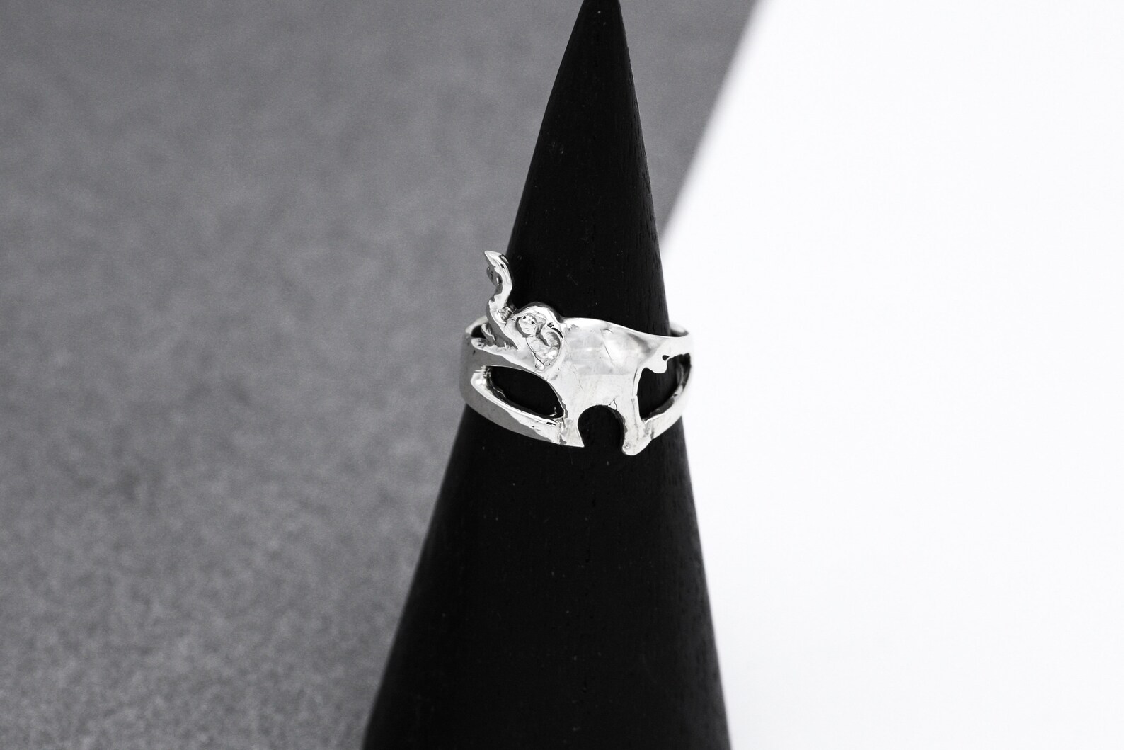 Sterling Silver Elephant Ring Good Luck Ring Animal Ring | Etsy