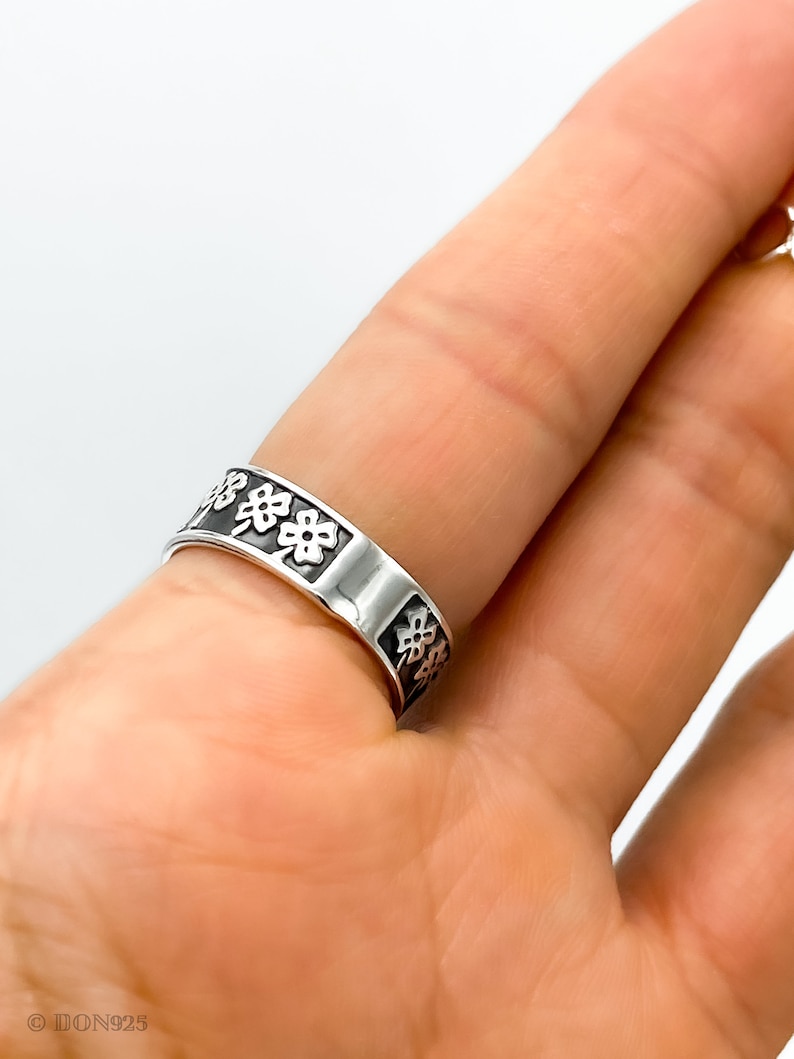 Sterling Silver Lucky Ring Good Luck Ring Luck Symbols Ring - Etsy