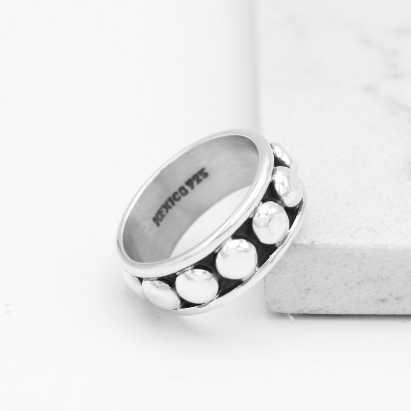 Oxidized Silver Ring - Etsy