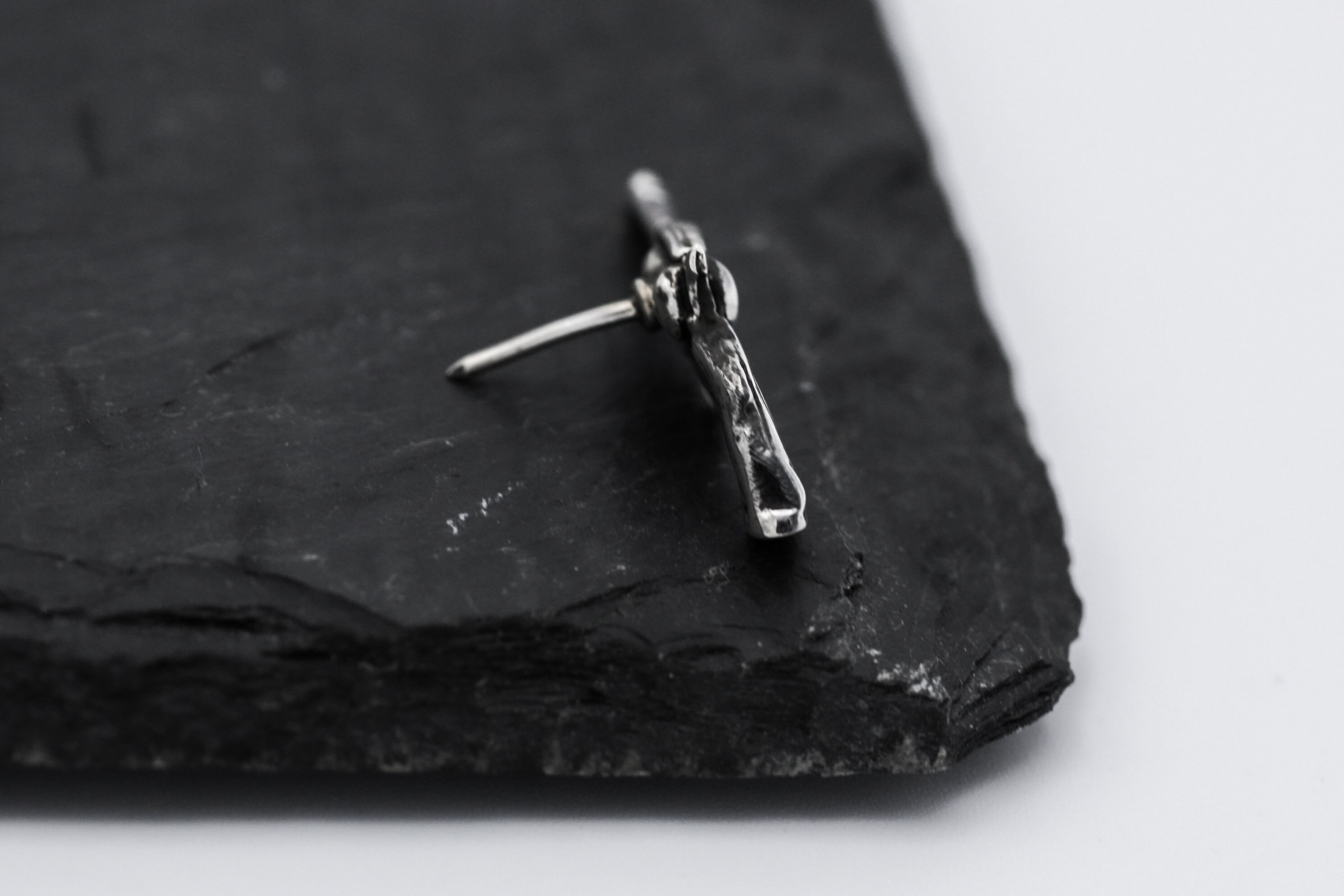 Sterling Silver Lapel Pin Pistol Pin Men's Lapel Pin | Etsy