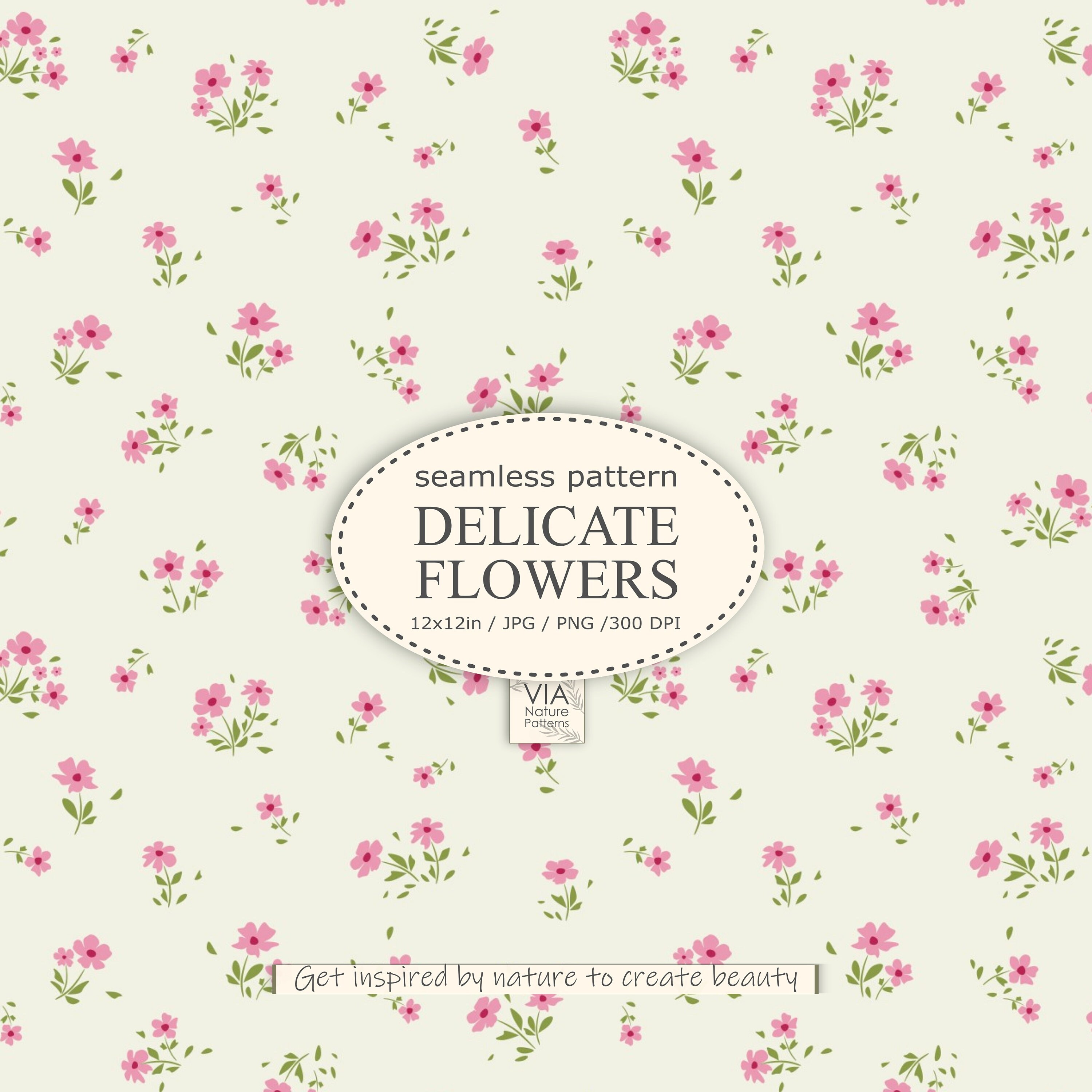 Ditsy Floral Seamless Pattern, Wildflowers for Fabric, Baby Clothes ...