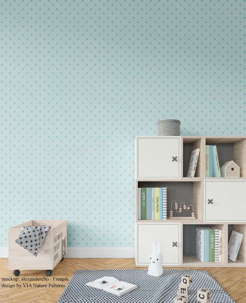 Pastel Polka Dots Digital Papers, Scrapbook, Seamless Pattern, Fabric ...