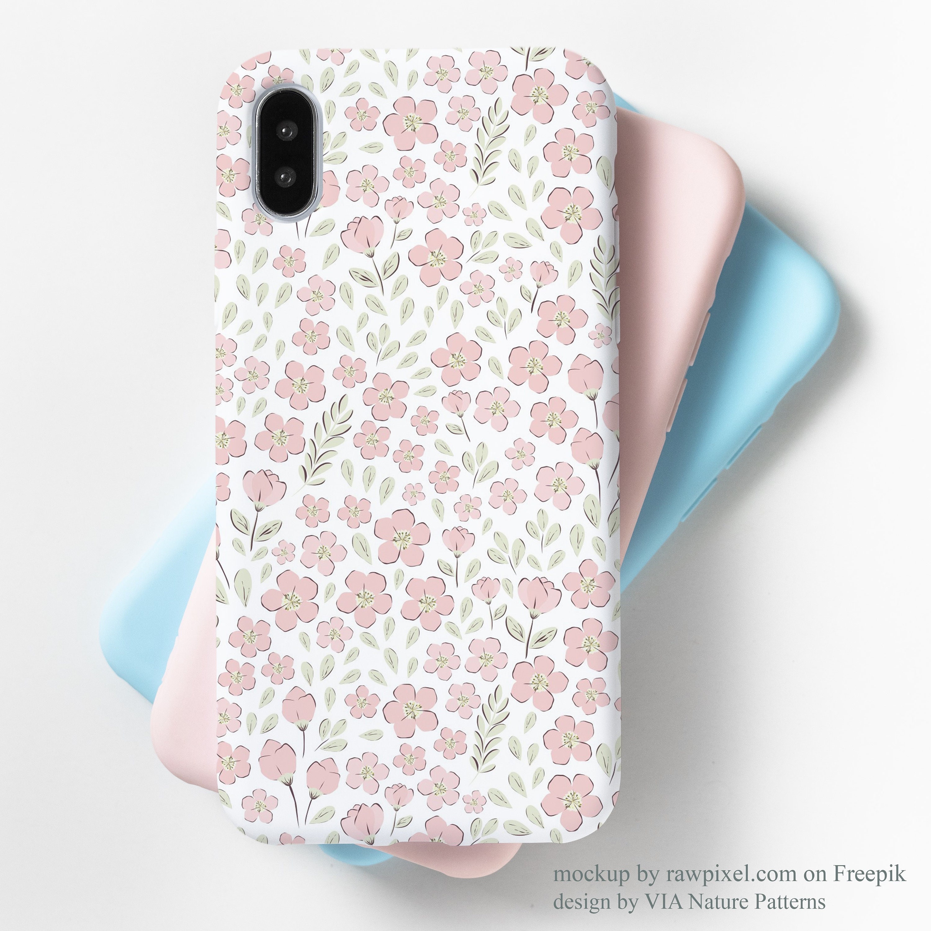 Ditsy Floral Seamless Pattern for Fabric Sublimation Pink Tiny Flowers ...