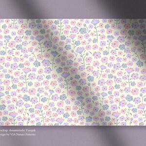Ditsy Floral Seamless Pattern for Fabric Sublimation | Field of Flowers ...