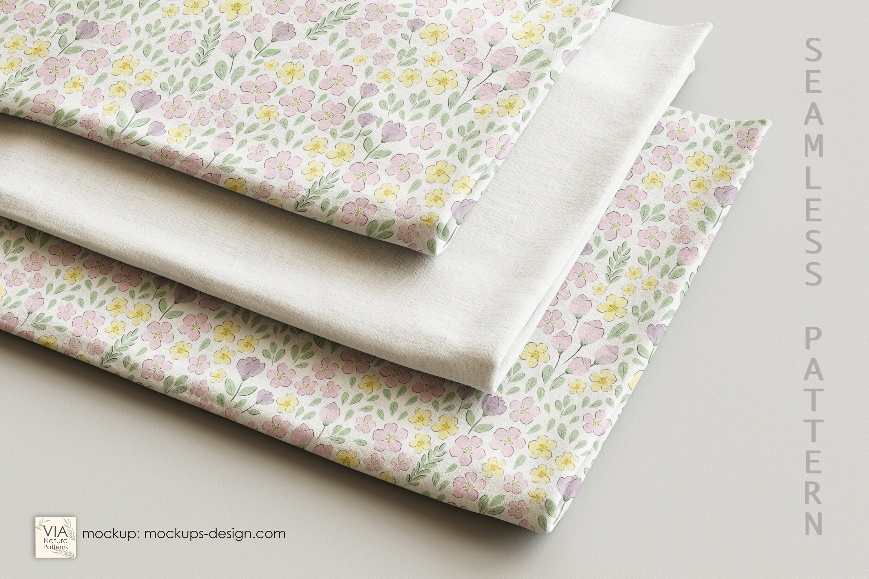 Ditsy Floral Seamless Pattern for Fabric Sublimation | Field of Flowers ...