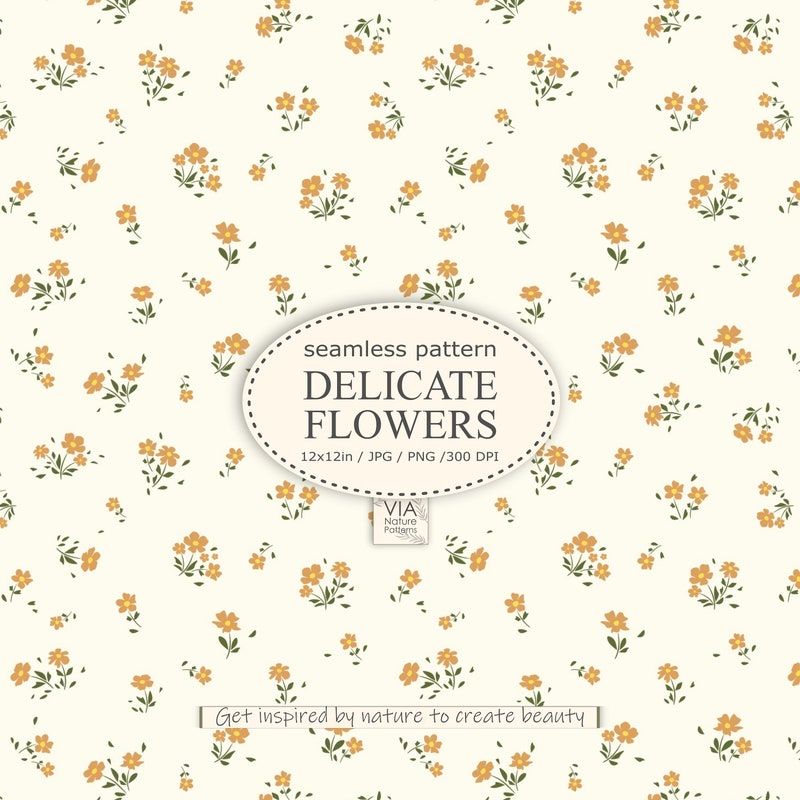 Ditsy Floral Fabric - Etsy