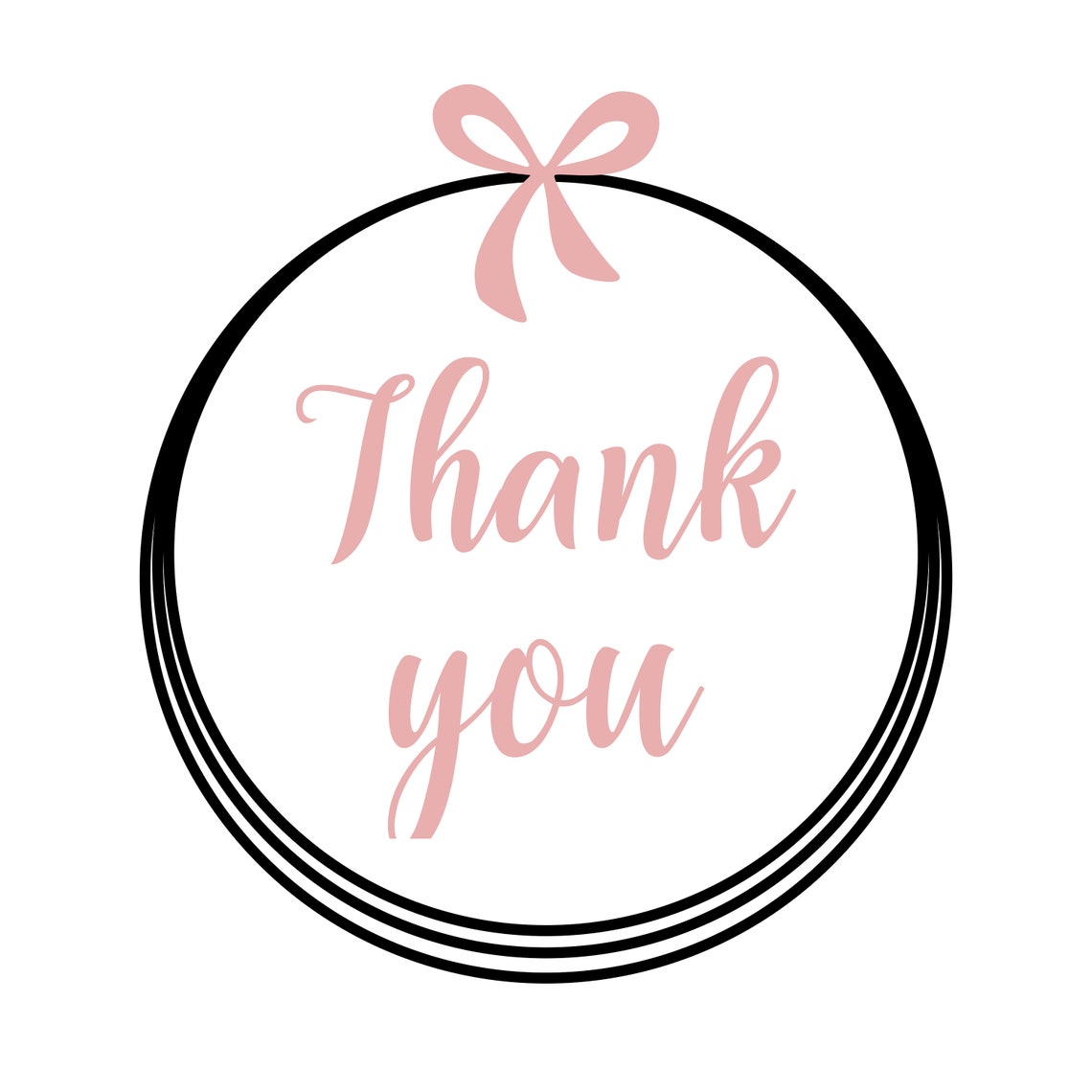 Circle SVG, Round Frame Svg, Circle Sketch With Bow Svg, Circle Design ...