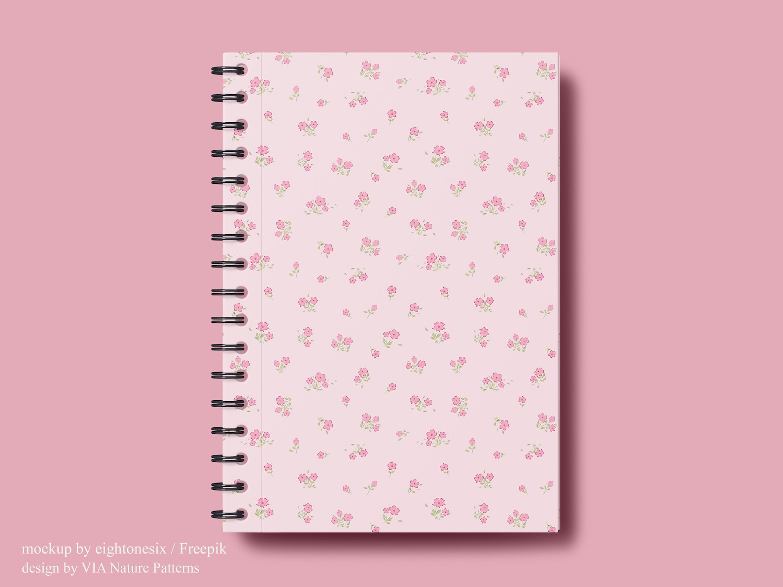 Ditsy Floral Pink Seamless Pattern | Wildflowers Fabric Design ...