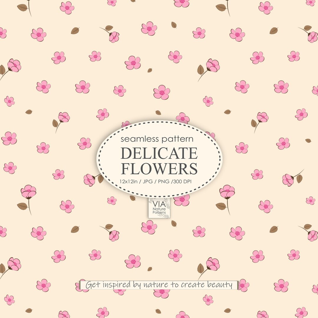 Ditsy Floral Seamless Pattern for Fabric Design | Fabric Sublimation ...