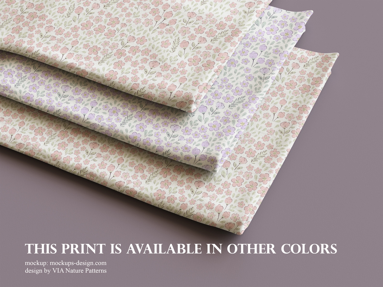 Ditsy Floral Seamless Pattern for Fabric Sublimation | Pink Tiny ...