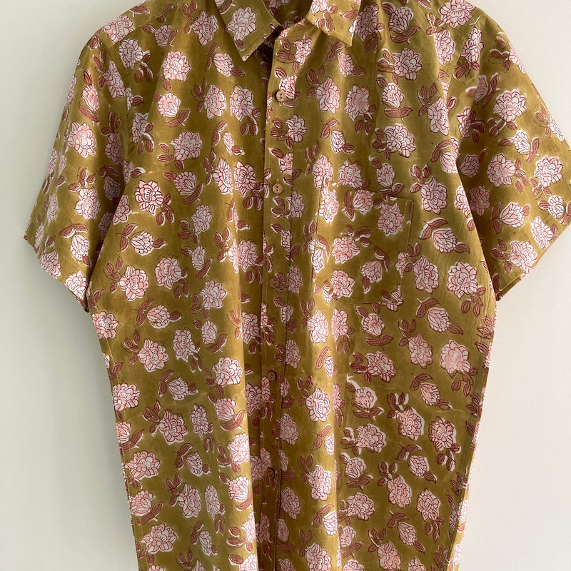 Block Printed Shirt - Etsy