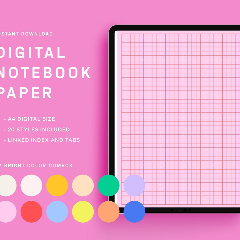 Notebook Paper - Etsy
