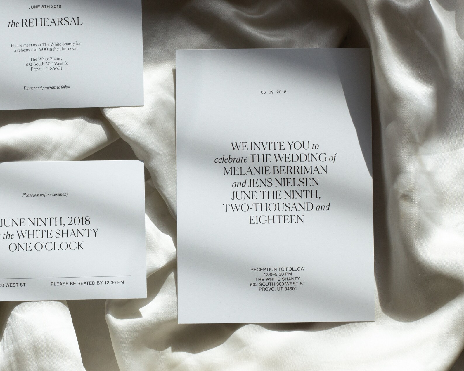 Classy Wedding Invitation Template, Minimalist Wedding Invitation ...