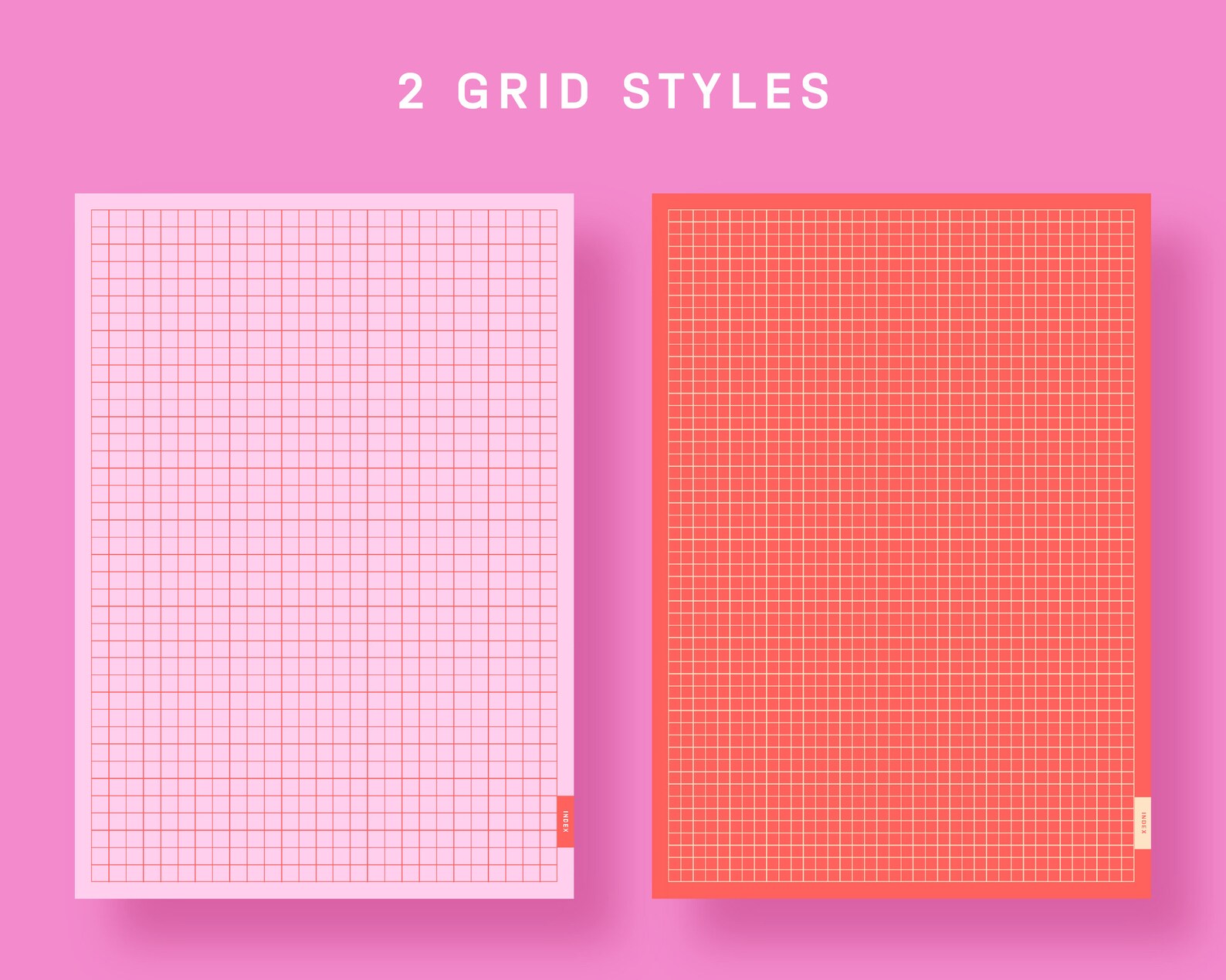 Notebook Paper Digital, Bright Colorful Note Paper, Goodnotes Paper ...