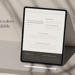 Digital Gratitude Journal: 5-minute Minimalist Affirmations (PDF) - Etsy