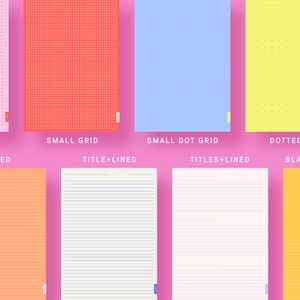 Bright Colorful Digital Notebook Paper: 20 Styles (digital Download) - Etsy
